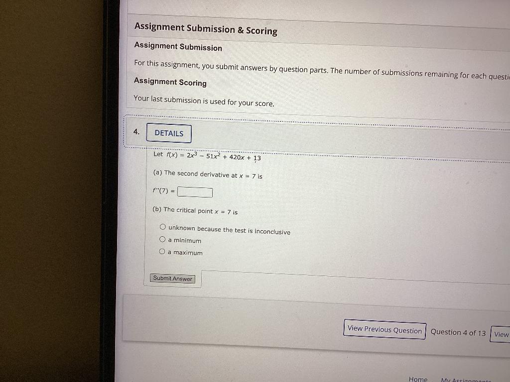 Solved Assignment Submission And Scoring Assignment 