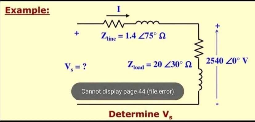 Solved In the circuit shown in Figure B4.1, a load having an | Chegg.com