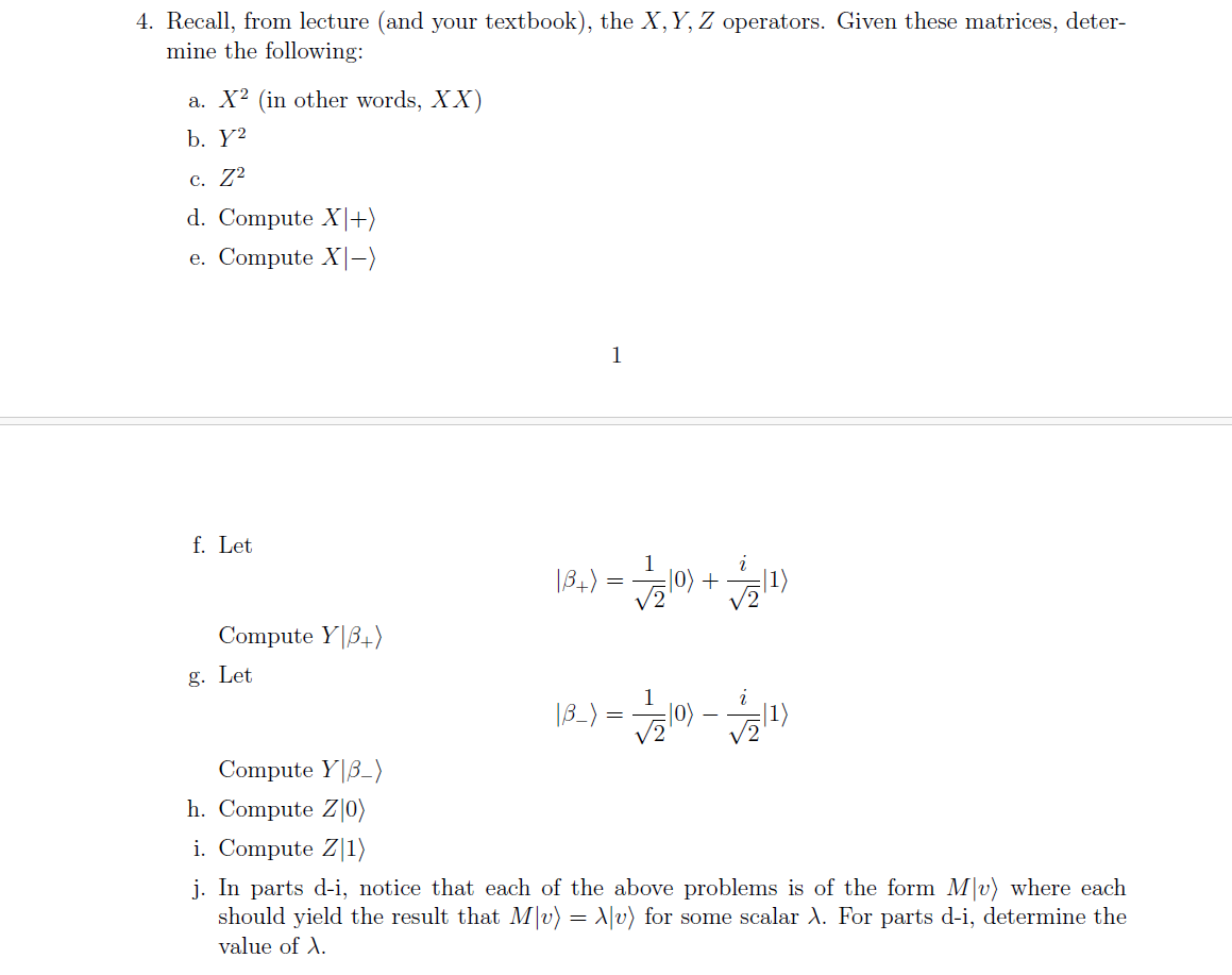 4. Recall, from lecture (and your textbook), the | Chegg.com