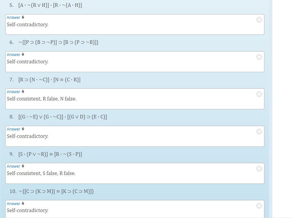 Solved Determine the truth values for all statement | Chegg.com
