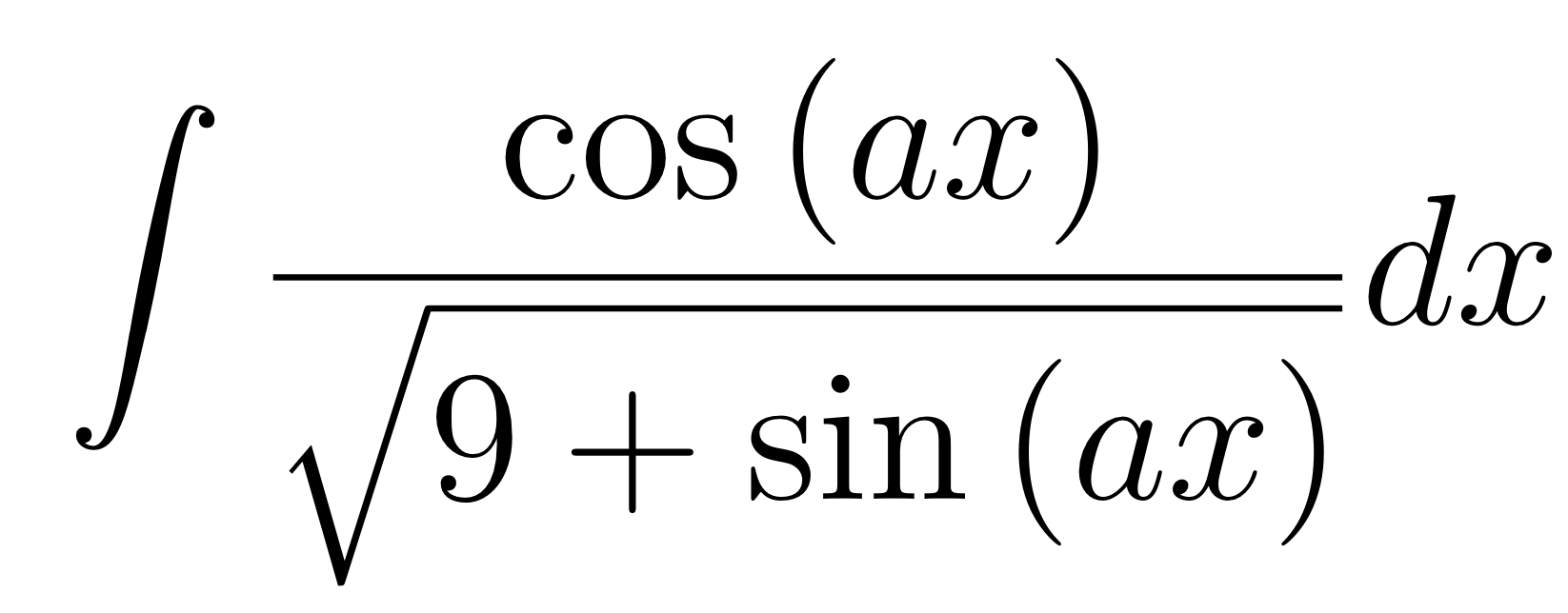 Solved ∫9+sin(ax)cos(ax)dx | Chegg.com
