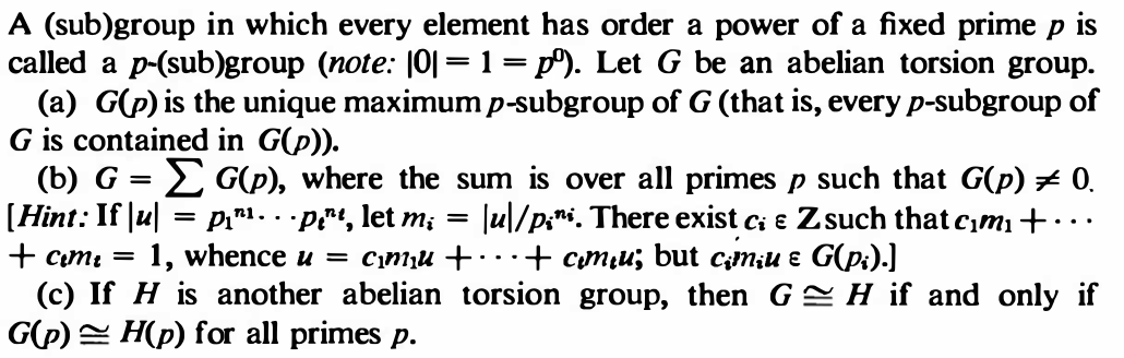 Solved A (sub)group in which every element has order a power | Chegg.com