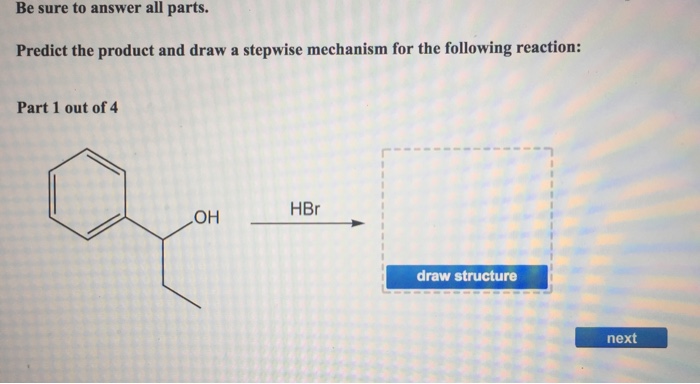 Solved Predict the product and draw a stepwise mechanism for | Chegg.com