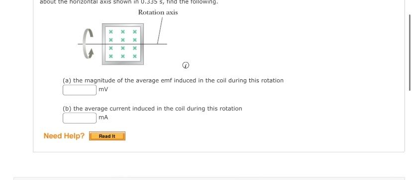 (a) ﻿﻿﻿﻿the magnitude of the average emf induced in | Chegg.com