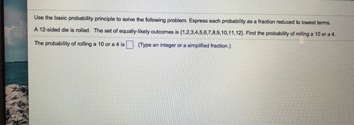 Solved Use the basic probability principle to solve the | Chegg.com