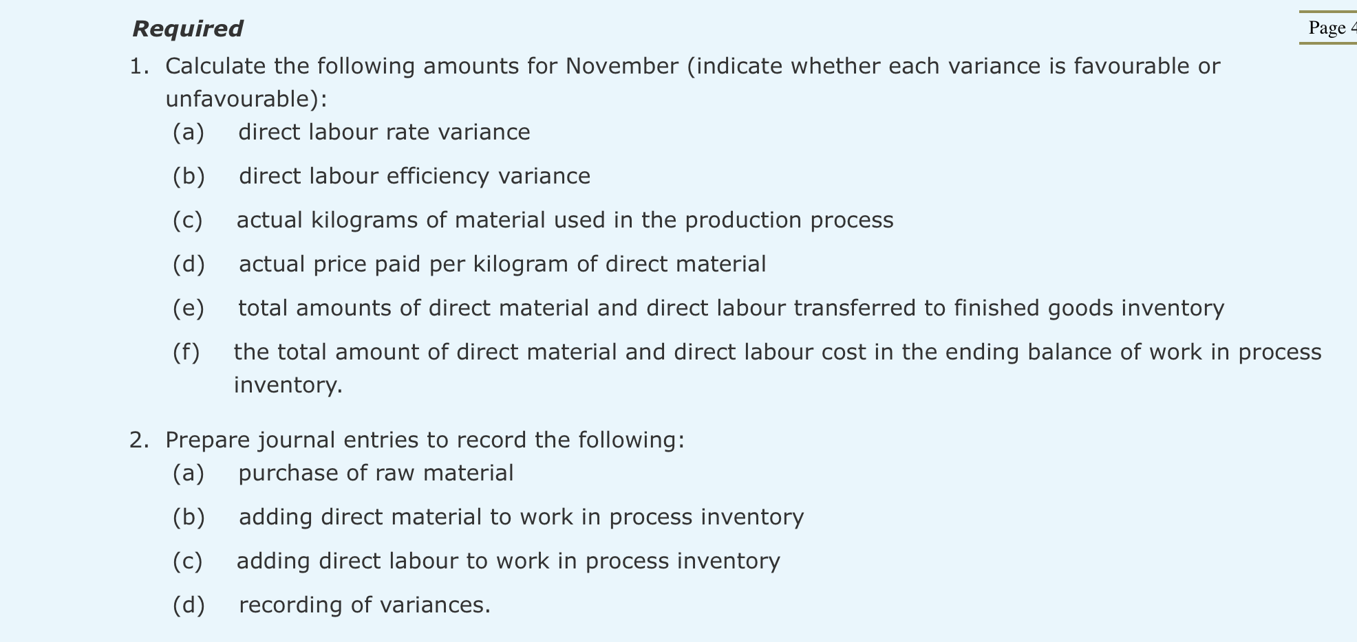 Solved P10.37 Variances; process costing; journal entries: | Chegg.com