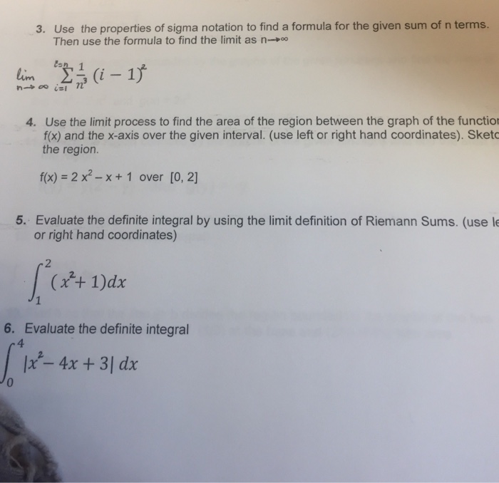 Solved Use the properties of sigma notation to find a | Chegg.com