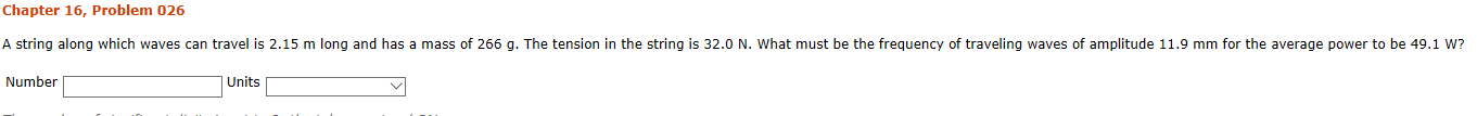 Solved Chapter 16, Problem 026 A string along which waves | Chegg.com
