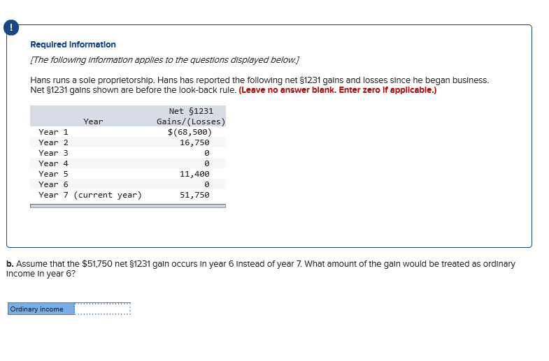 Solved Required Information [The following information | Chegg.com