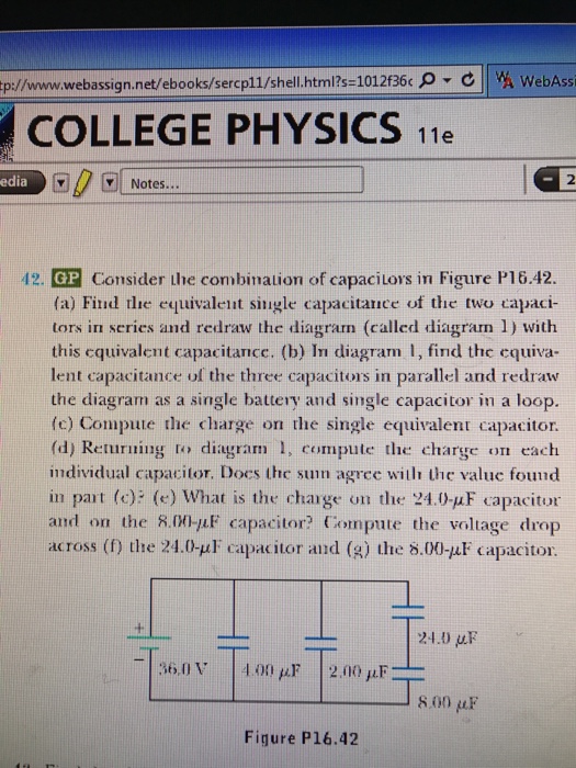 Solved Consider the combination of capacitors in Figure | Chegg.com