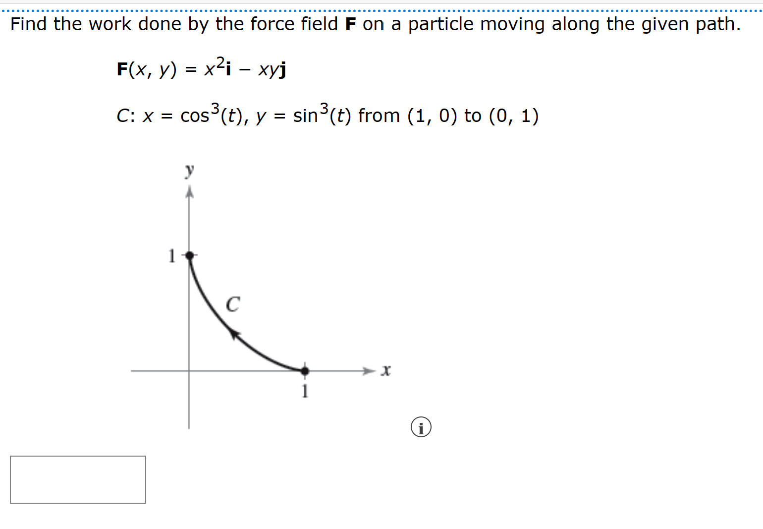 Solved Find the work done by the force field F ﻿on a | Chegg.com
