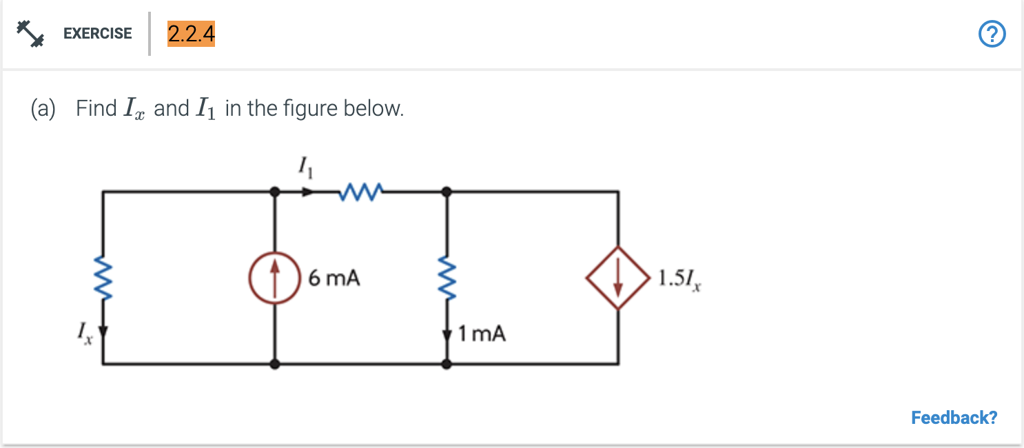 Solved (a) Find Ix and I1 in the figure below. | Chegg.com