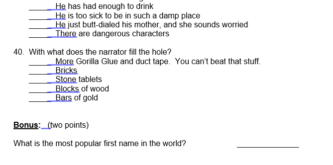 Solved 37. How does the narrator secure Fortunato to the | Chegg.com