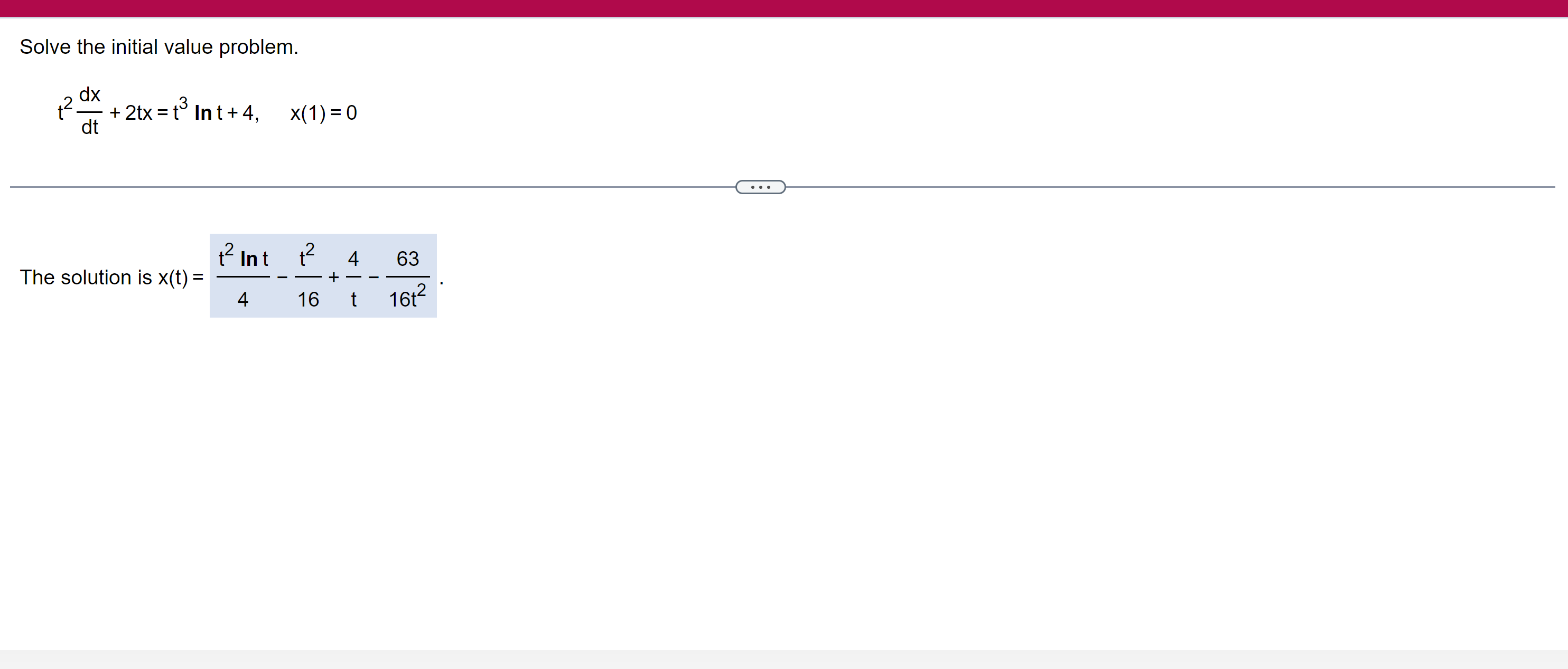 Solved I want an explination | Chegg.com