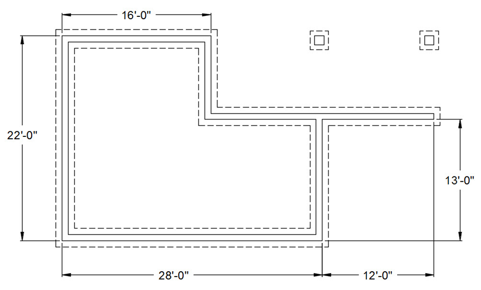 Solved How many lineal feet of forms are needed to construct | Chegg.com