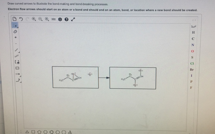 Solved Draw curved arrows to illustrate the bond-making and | Chegg.com