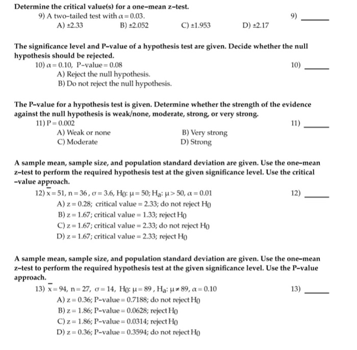 Solved Determine the critical value(s) for a one-mean | Chegg.com