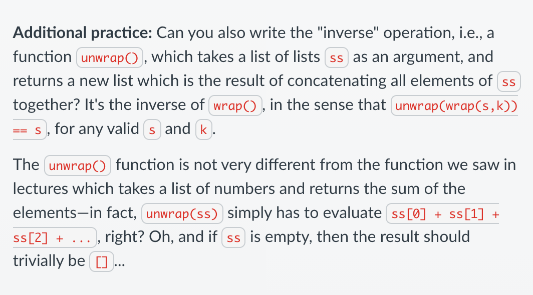Solved Additional practice: Can you also write the "inverse" | Chegg.com