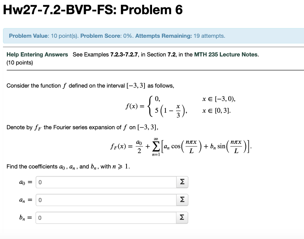 Solved Hw27-7.2-BVP-FS: Problem 6 Problem Value: | Chegg.com