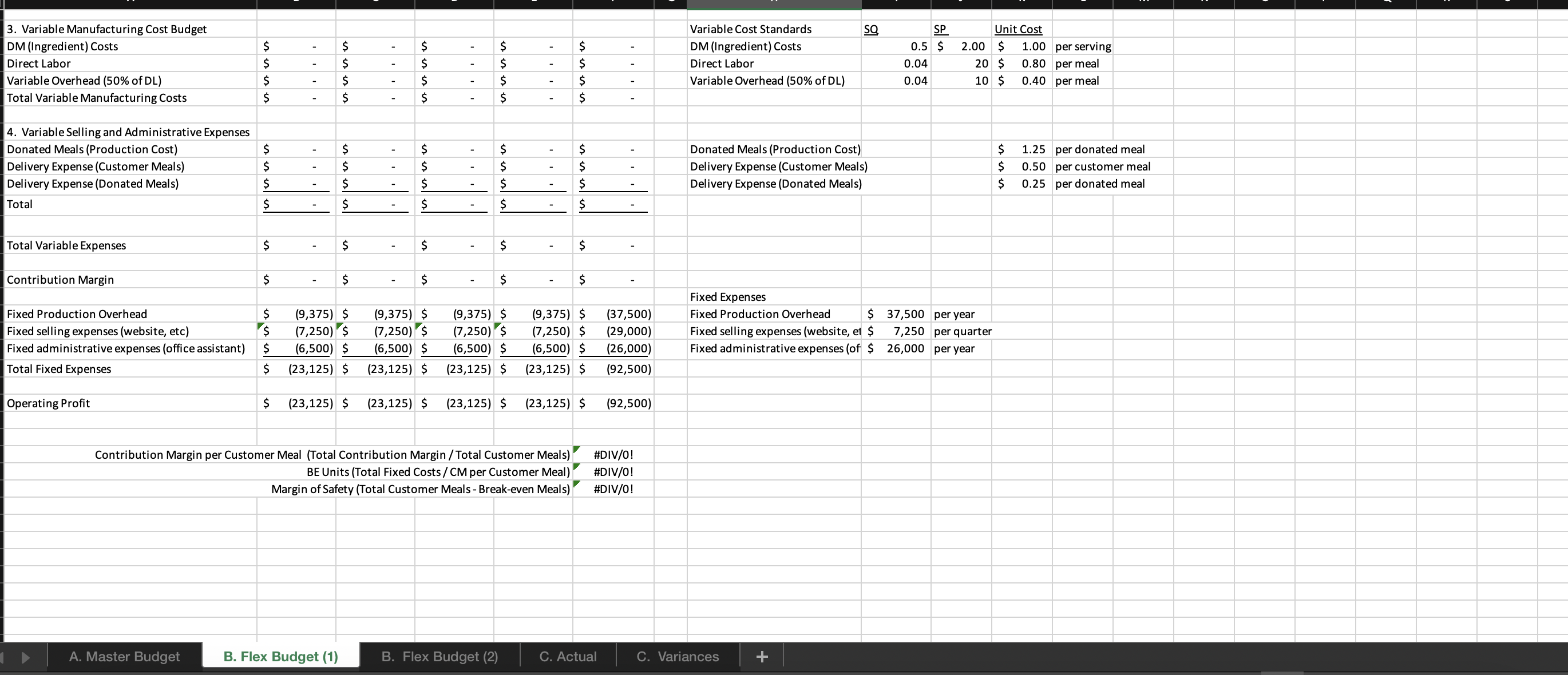 For this spreadsheet, enter formulas in the yellow | Chegg.com