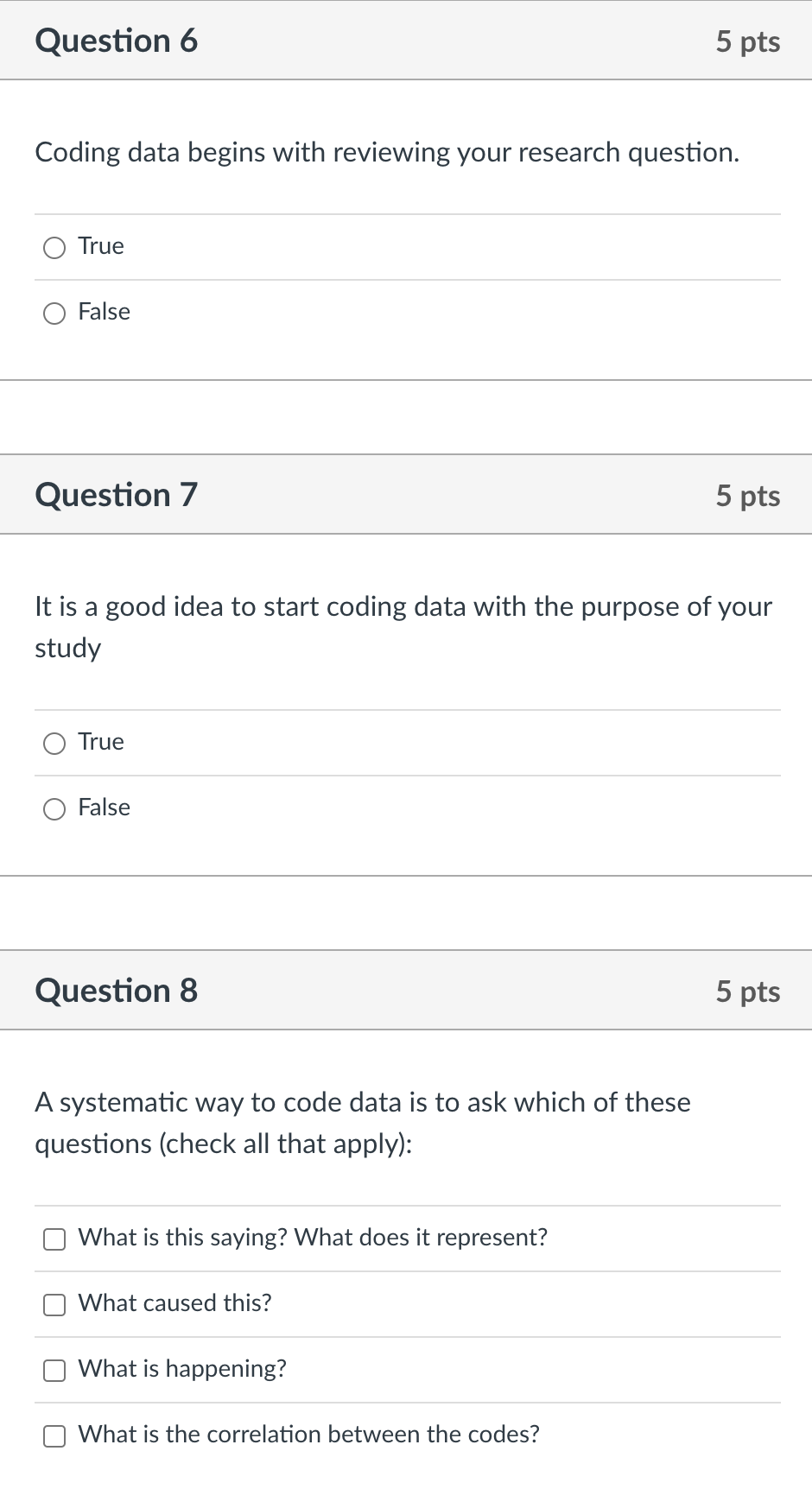 Solved Coding data begins with reviewing your research | Chegg.com