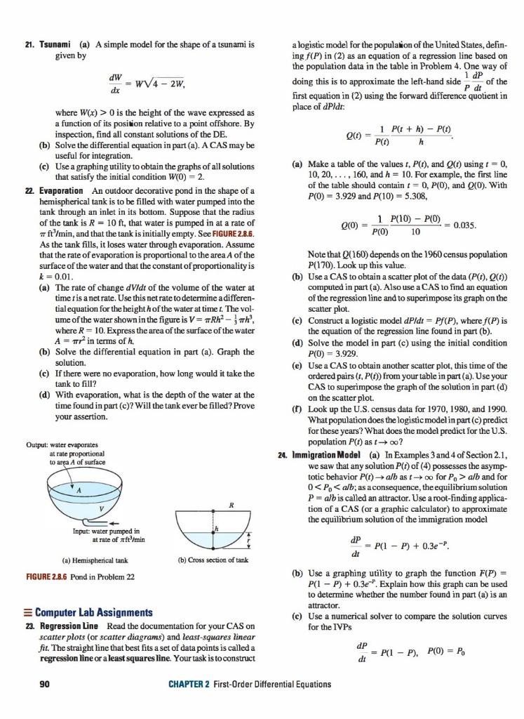 Solved USE MATHEMATICA SOFTWARE or Excel and Solve #23 only. | Chegg.com
