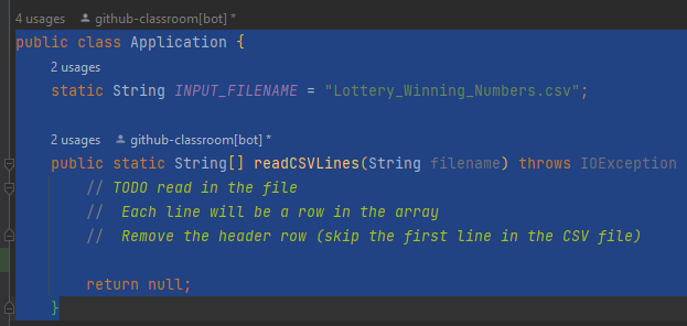 Solved The Path From Repository Root For The Csv File Is