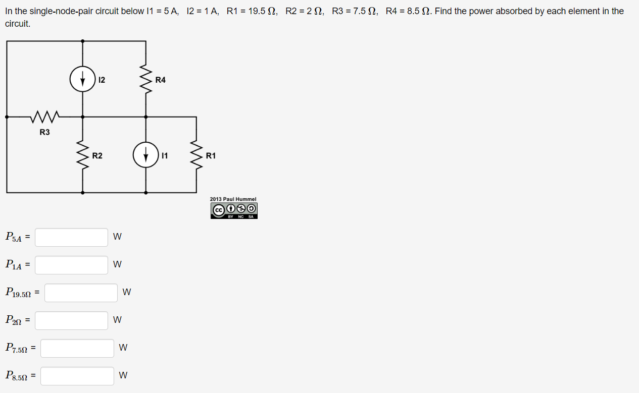 Solved In the single-node-pair circuit below I1=5 A,I2=1 | Chegg.com