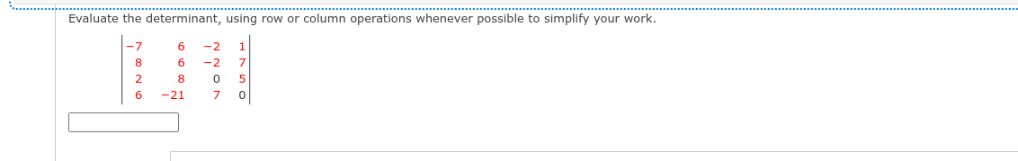 Solved ∣∣−7826668−21−2−2071750∣∣ | Chegg.com