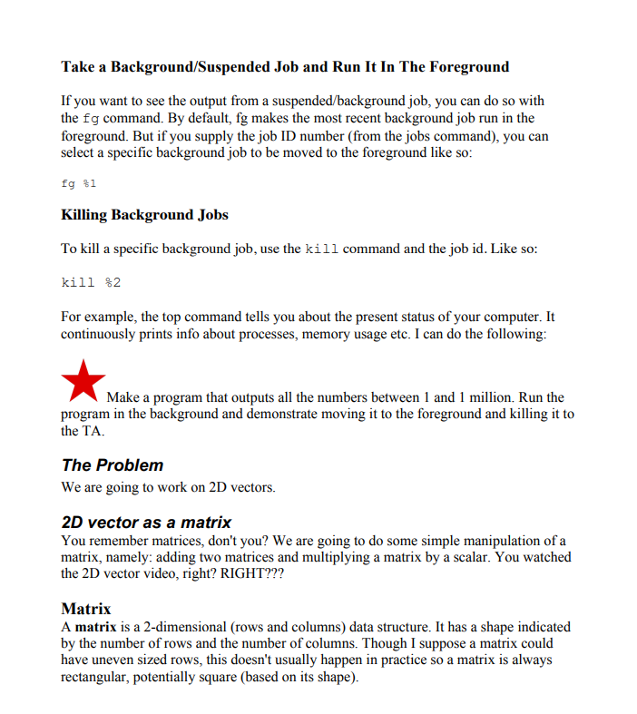 Solved CSE 232, Lab Exercise 7 Command Line Process | Chegg.com