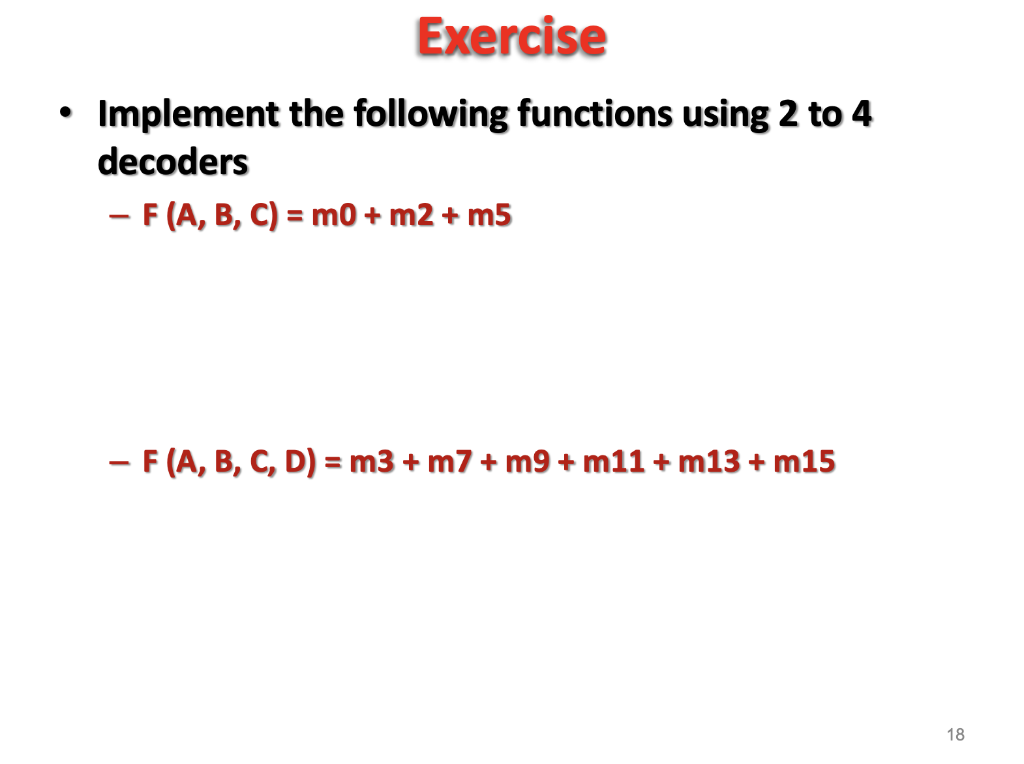 Solved Exercise Implement the following functions using 2 to | Chegg.com