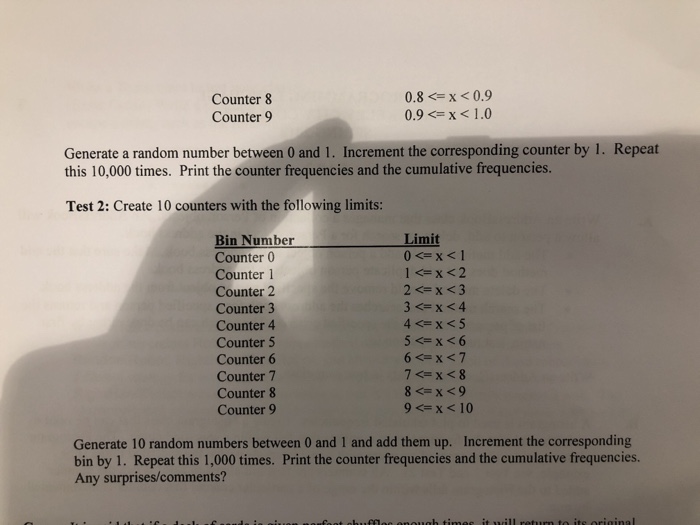 Solved B. A histogram is used to plot tabulated frequencies. | Chegg.com