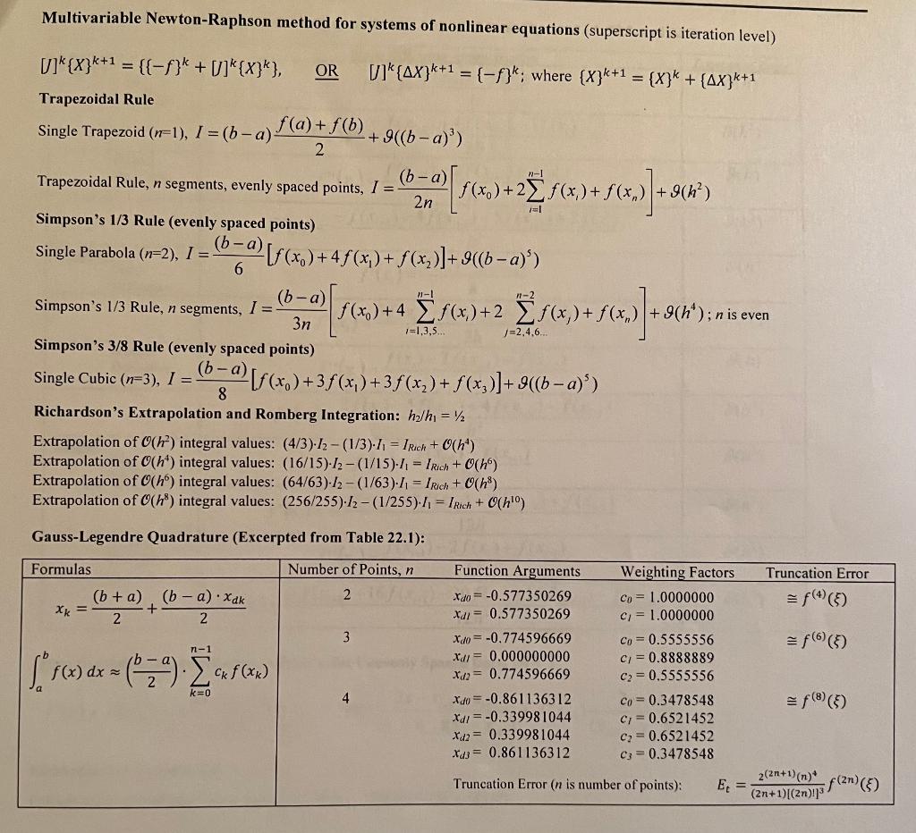 Solved Problem 2: Part A (40 points): Set up the system of | Chegg.com