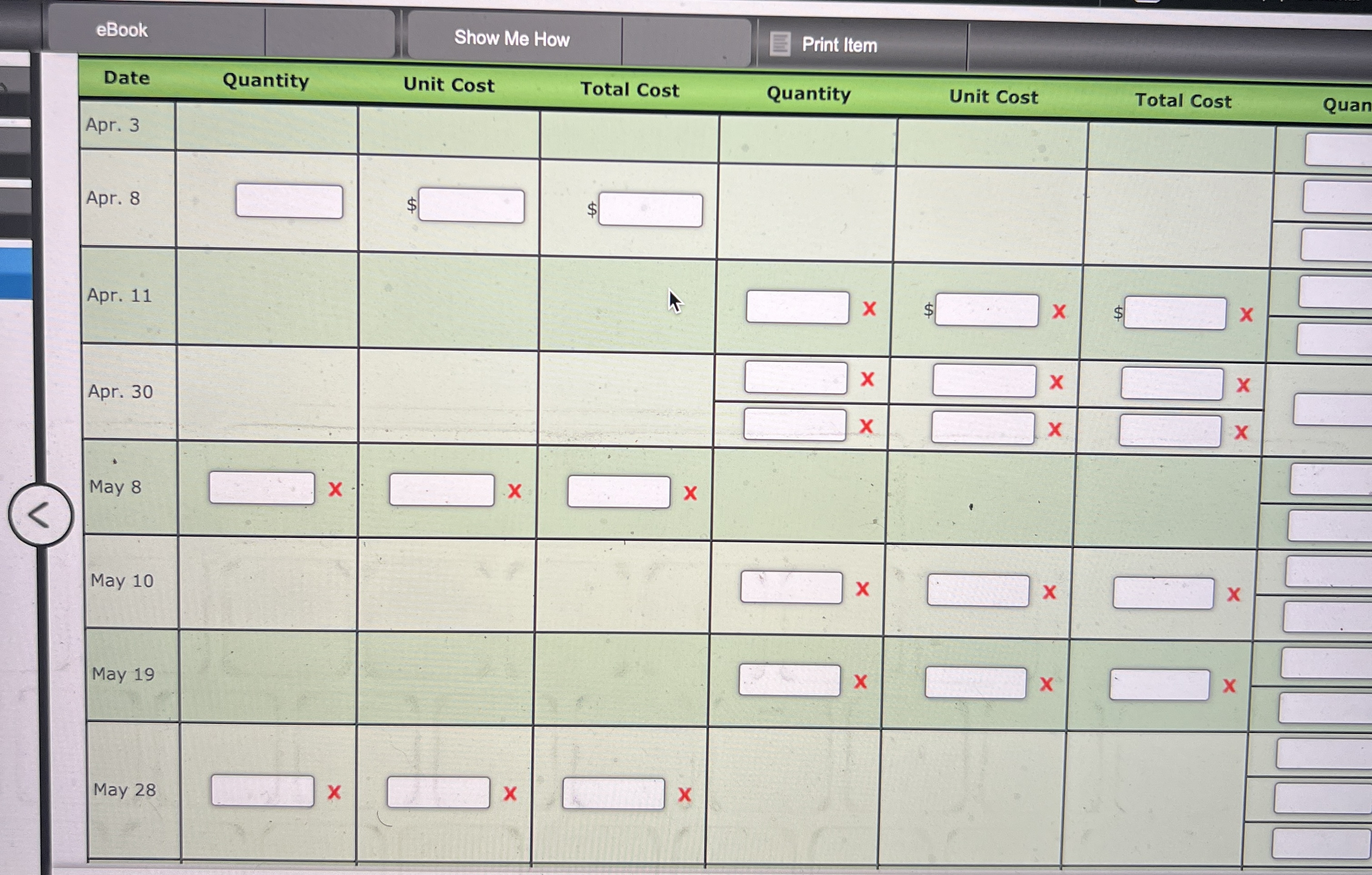 Solved LIFO Perpetual InventoryThe beginning inventory of | Chegg.com