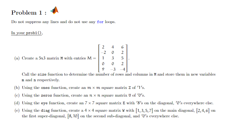 Solved Do not suppress any lines and do not use any for | Chegg.com