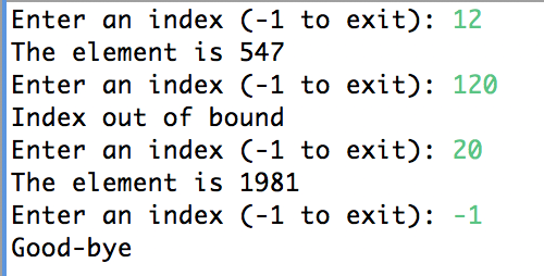 Solved Java (eclipse) (ArrayIndexOutOfBoundsException) Write | Chegg.com