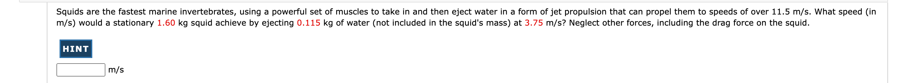 Solved ] m/s | Chegg.com