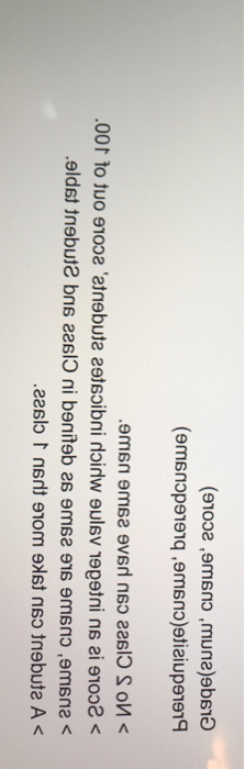 Solved Student(snum: integer, sname: string, major: string, | Chegg.com