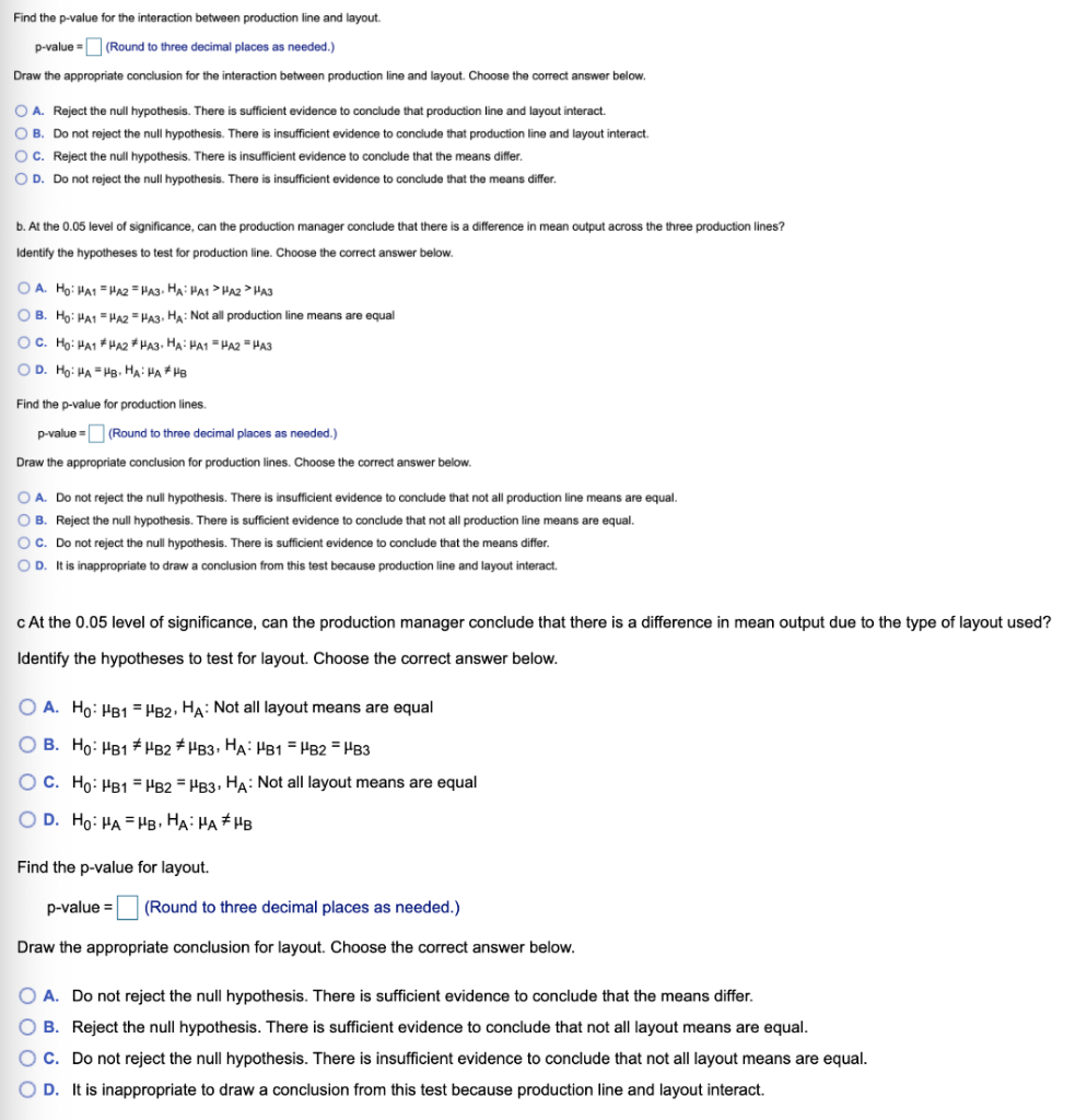 Solved A company produces a single product on three | Chegg.com