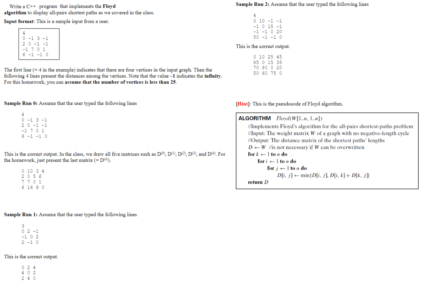 Solved Sample Run 2: Assume that the user typed the | Chegg.com