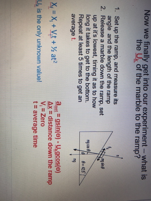 Solved A marble goes down a ramp that’s 32.5 cm long at a 10 | Chegg.com
