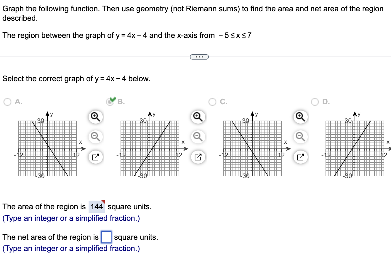 Solved Graph the following function. Then use geometry (not | Chegg.com