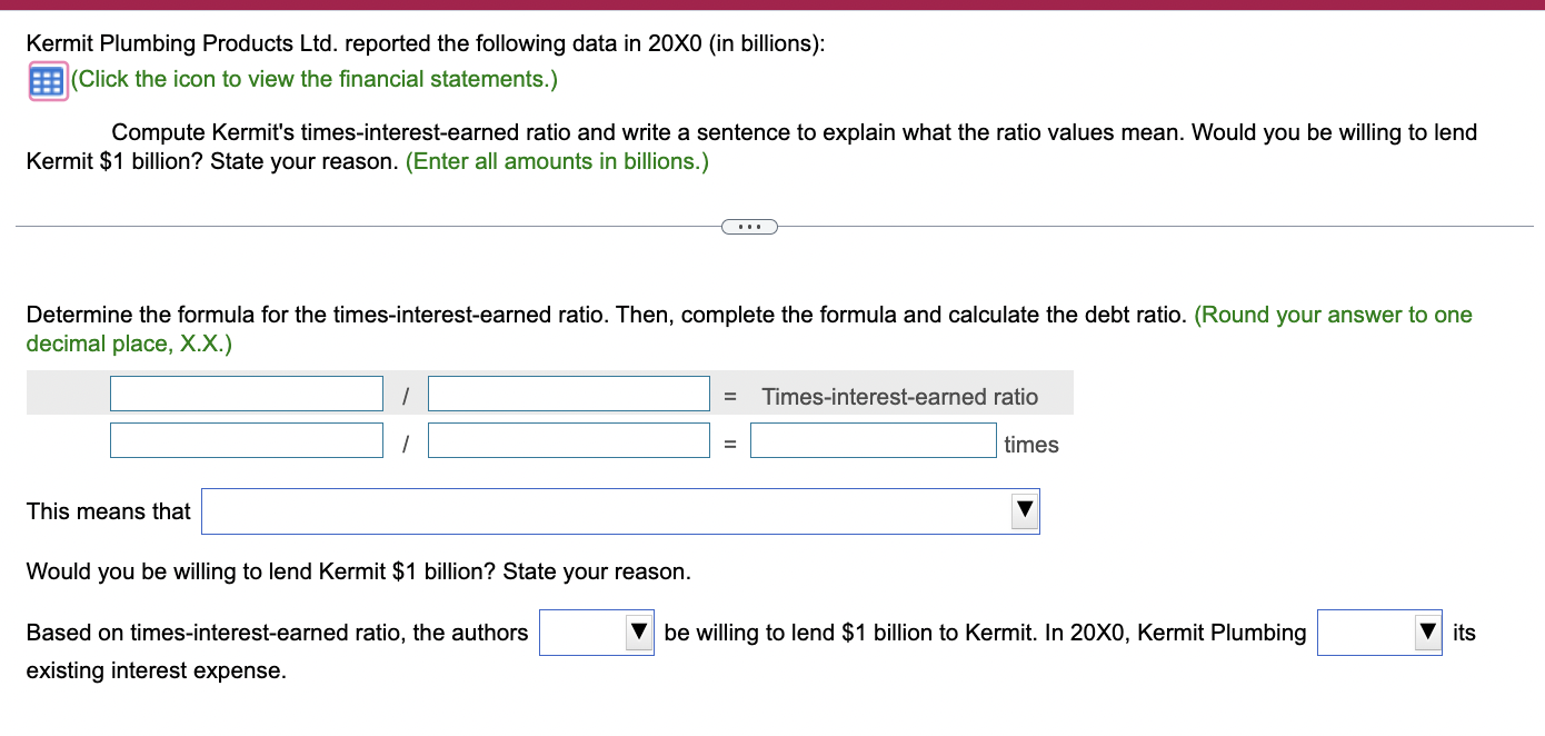 Solved Kermit Plumbing Products Ltd. reported the following | Chegg.com