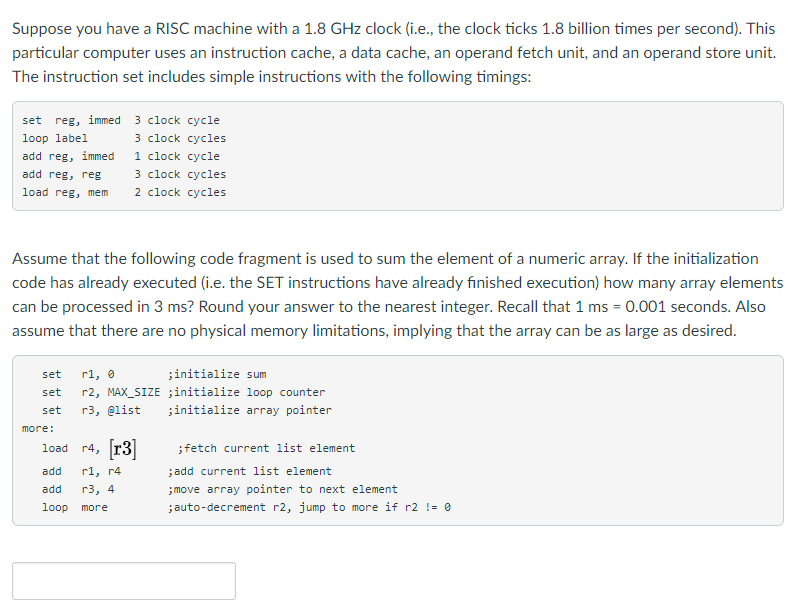 Solved Suppose that you are working with a CISC machine | Chegg.com