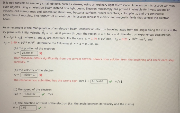 Solved It is not possible to see very small objects, such as | Chegg.com