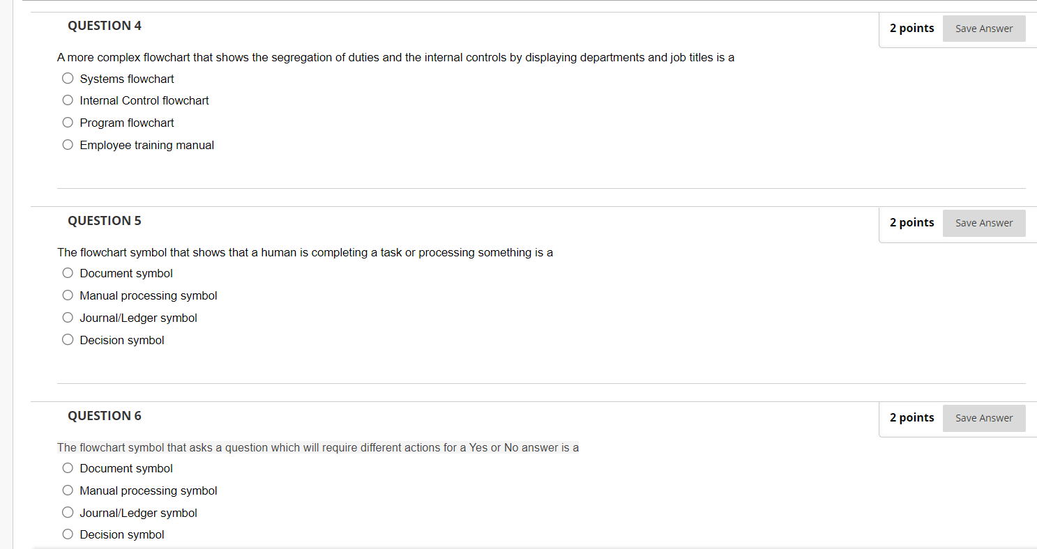 Solved A written narrative of the processes within an | Chegg.com