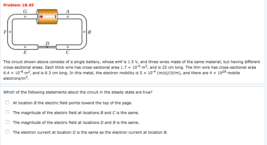 Solved Problem 18.45 The circuit shown above consists of a | Chegg.com