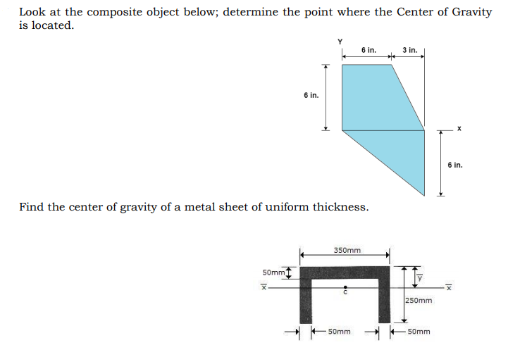 Solved Look at the composite object below; determine the | Chegg.com