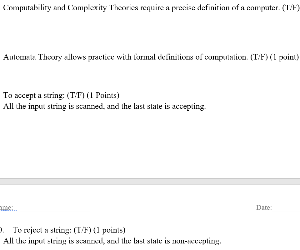 Solved Computability And Complexity Theories Require A 