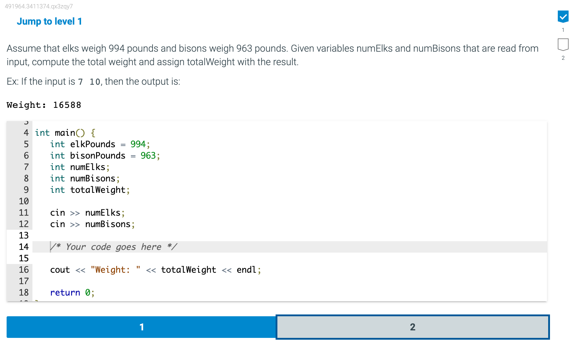 Solved Jump to level 1 Assume that elks weigh 994 pounds and | Chegg.com